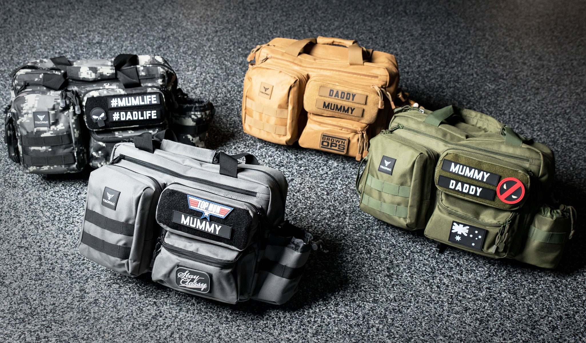 Tacpac 'Recon 2.0' Digital Camo Nappy Bag Set