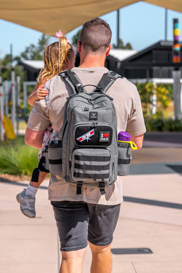Tacpac 'B.O.B' Slate Grey Nappy Bag Set