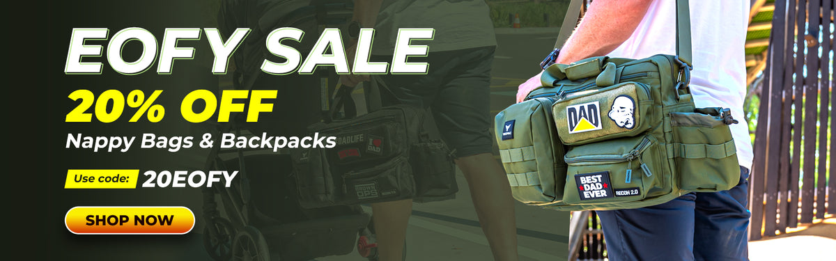 Tacpac - Tactical Nappy Bags - Made for adventure