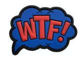 'WTF' PVC Patch - Tacpac